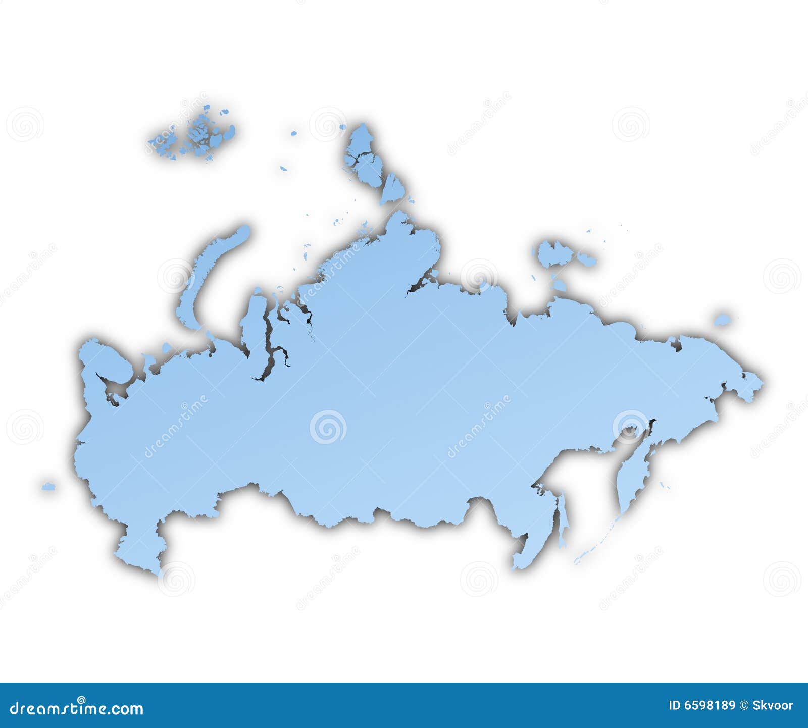 Russia map stock illustration. Illustration of graphic - 6598189