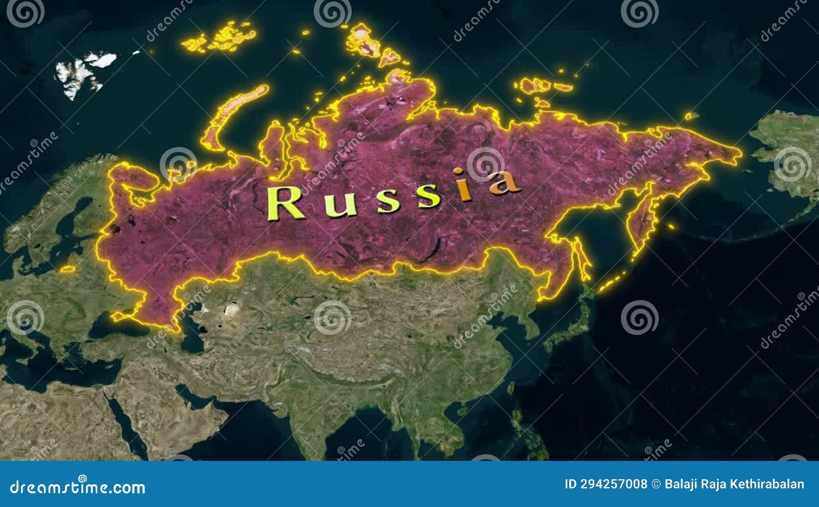 Russia Map stock footage. Video of graphic, field, motion - 294257008