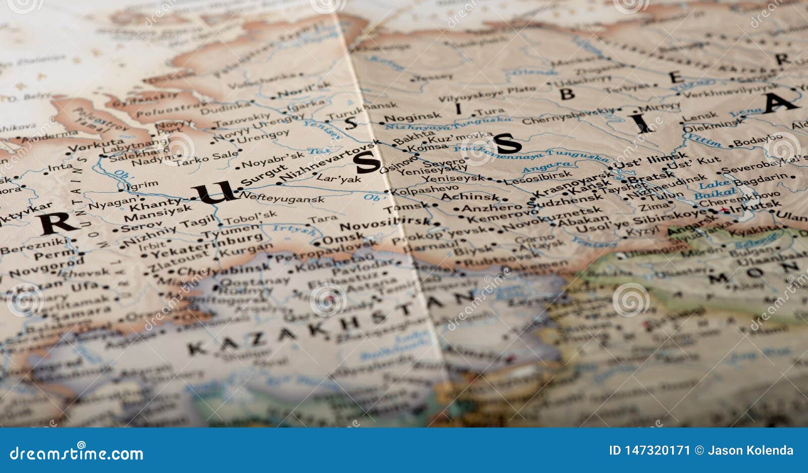 Russia on map stock image. Image of country, political - 147320171