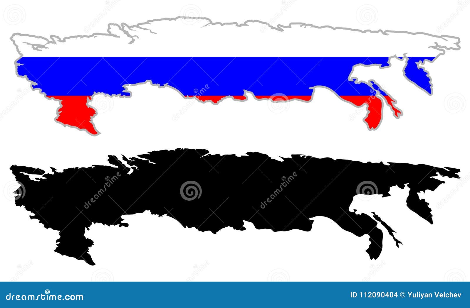 Russia map flag stock vector. Illustration of nationalism - 112090404