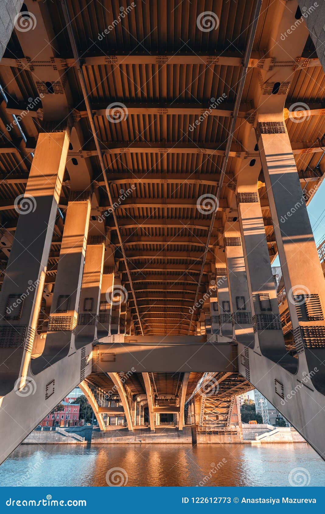 Bridge Construction. Base, Bridge Details Editorial Stock Photo - Image ...