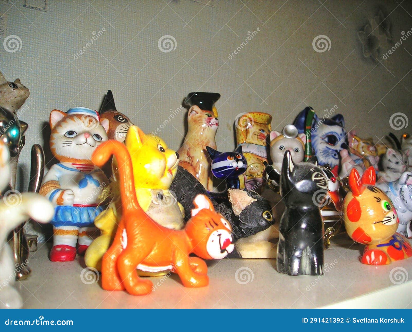 Moscow, Multicolored Onion Domes Of The Orthodox Cathedral Royalty-Free ...