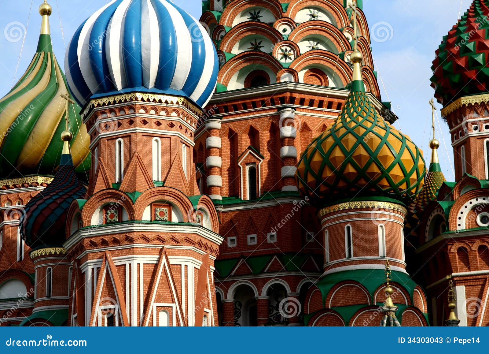 Russia - Moscow Red Square stock image. Image of blue - 34303043