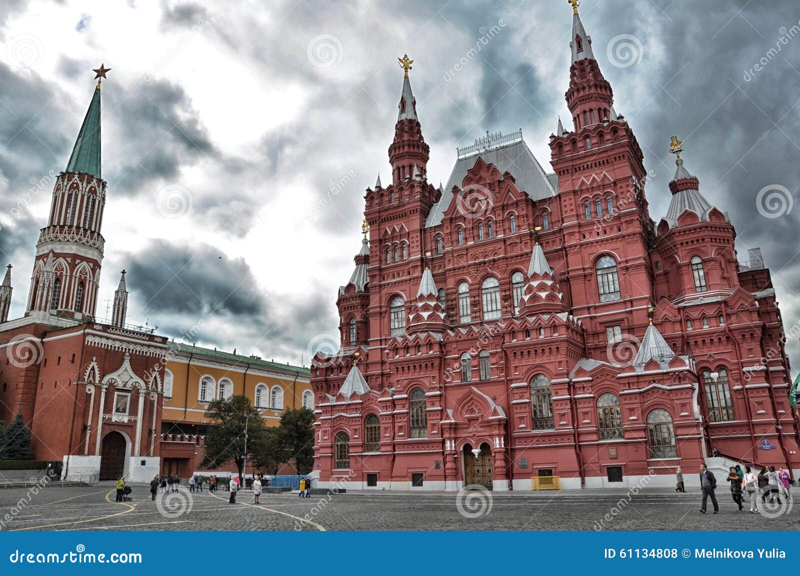 Russia - Moscow Red Square editorial stock photo. Image of ancient ...