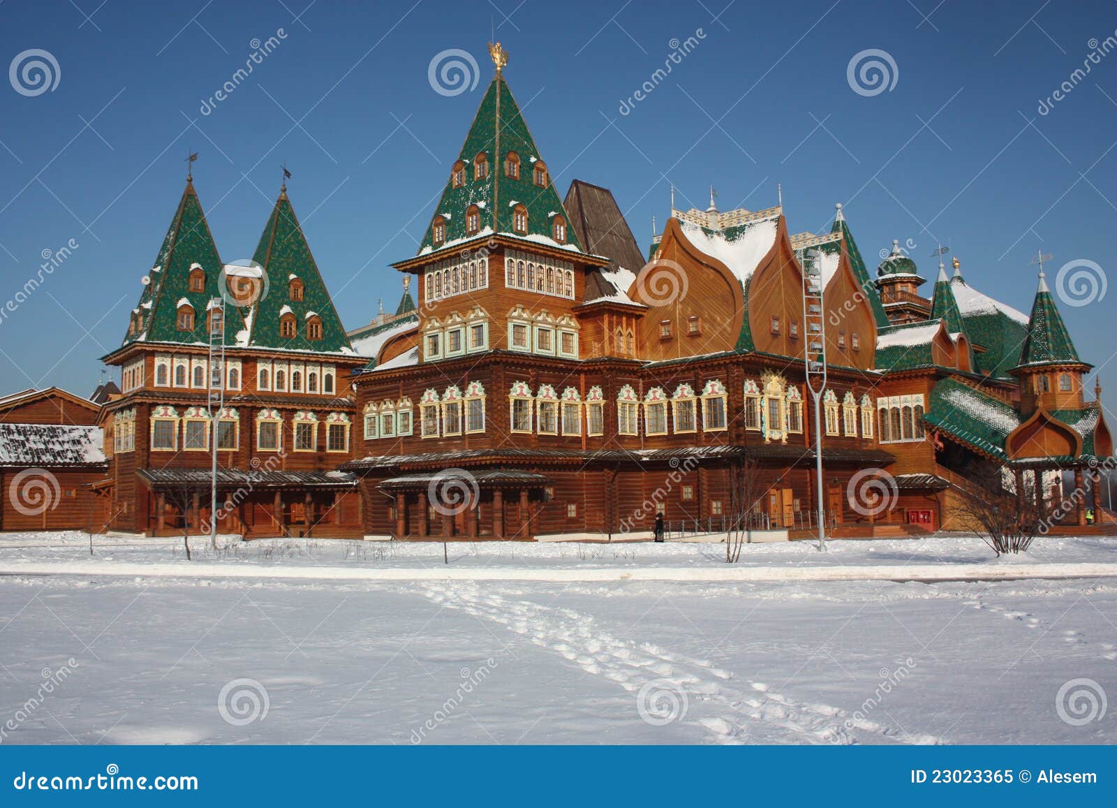 Russia, Moscow. the Restored Palace. Stock Image - Image of tourism ...