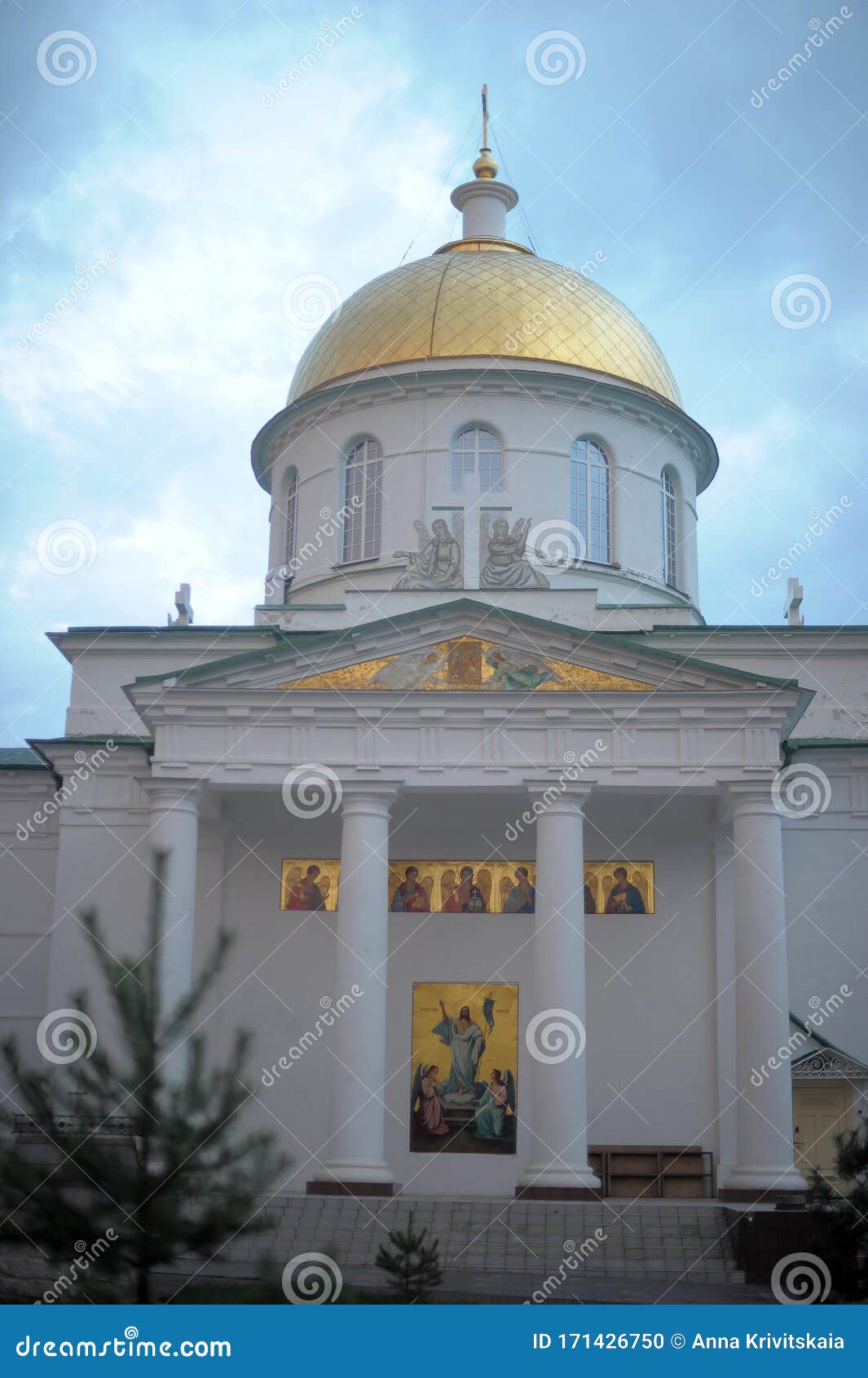 The Holy Assumption Pskov-Pechersky Monastery Editorial Image - Image ...