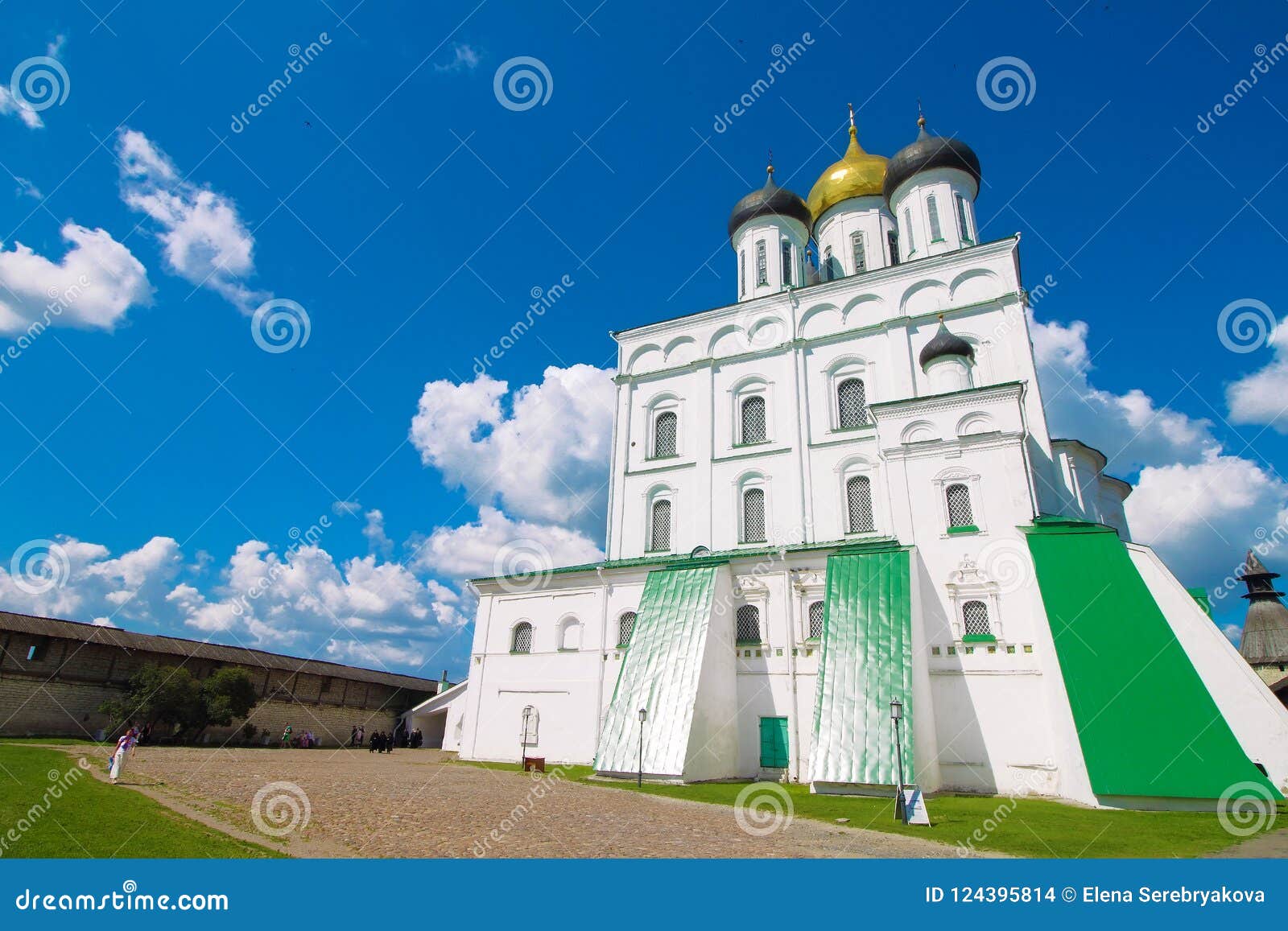 Russia, Pskov. the Trinity Cathedral Located in the Pskov Krom, or ...