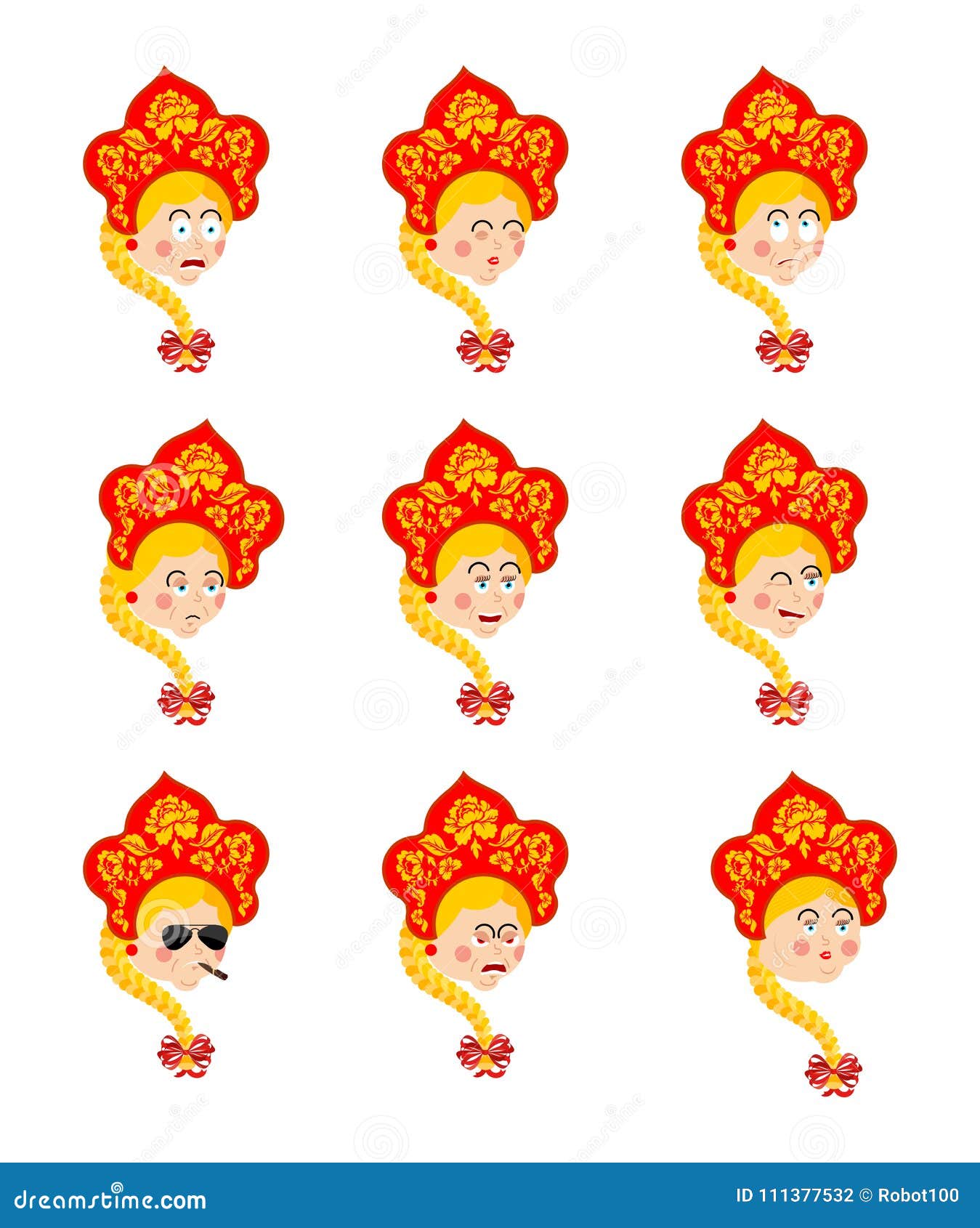 Emoji Avatar Collection Set, Emoticons Isolated Icons Flat Line Cartoon ... Emoji Avatar Collection Set, Emoticons Isolated Icons Flat Line Cartoon ...