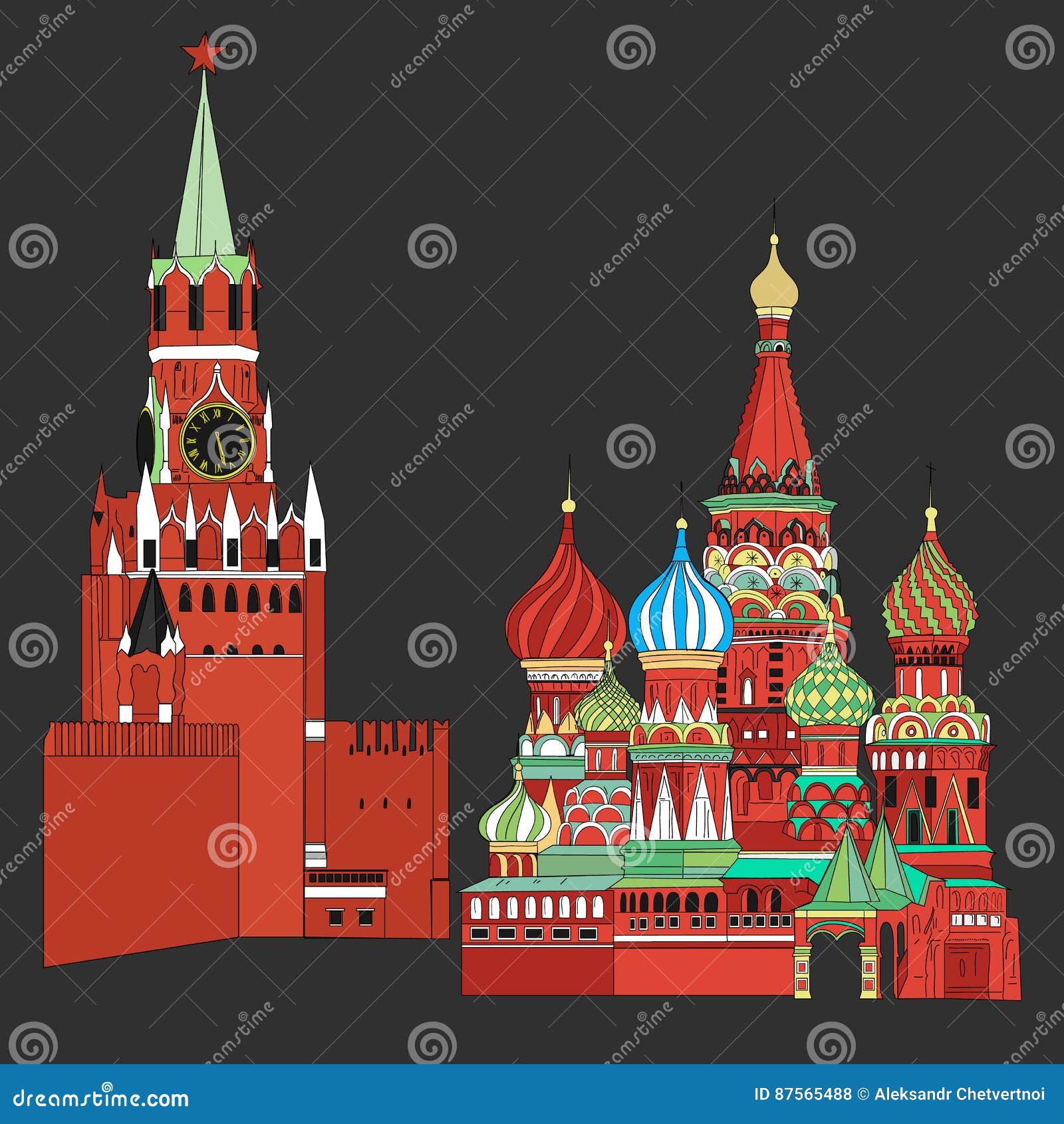 Russia. . Silhouette. Icon. Editorial Stock Photo - Illustration of ...