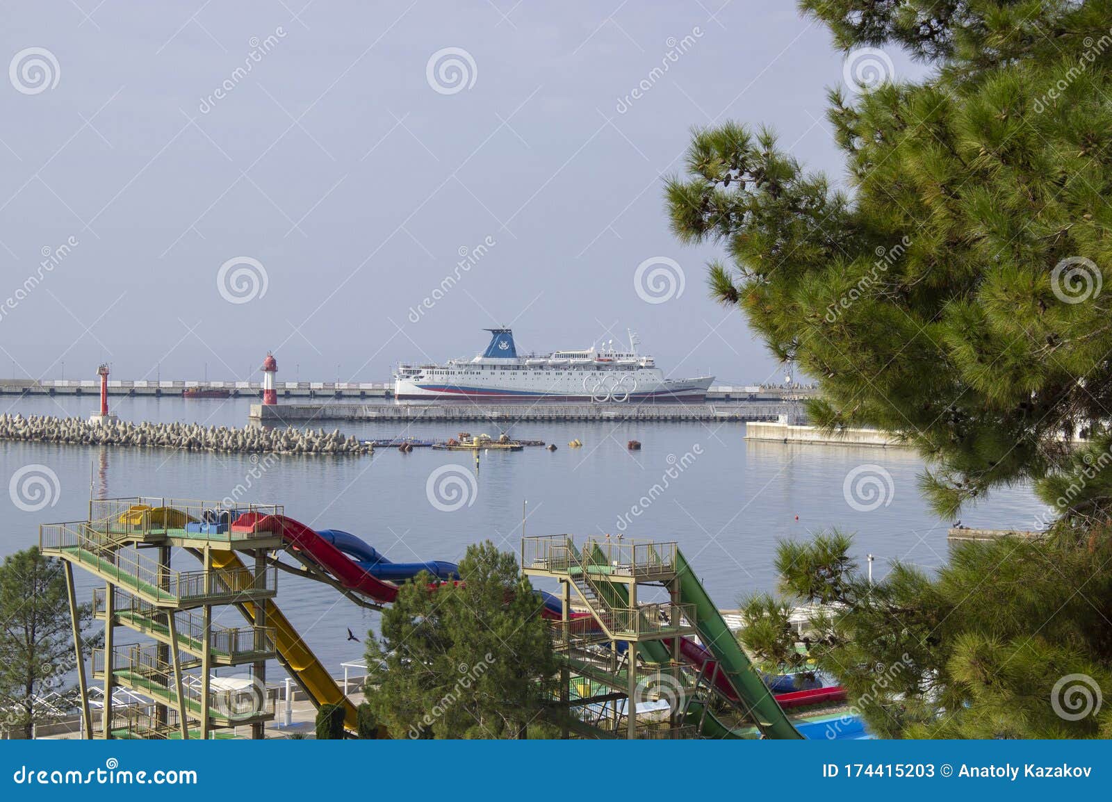 Russia, Sochi, October, 2019: Marine Station, Complex of the Port in ...