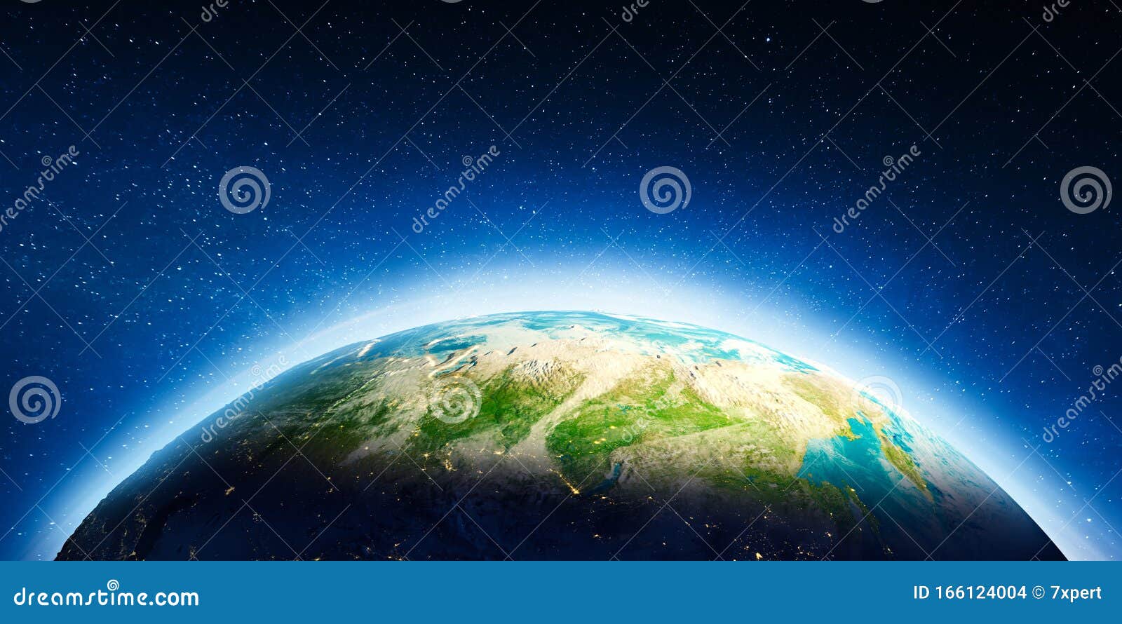 Russia from space stock illustration. Illustration of russia - 166124004