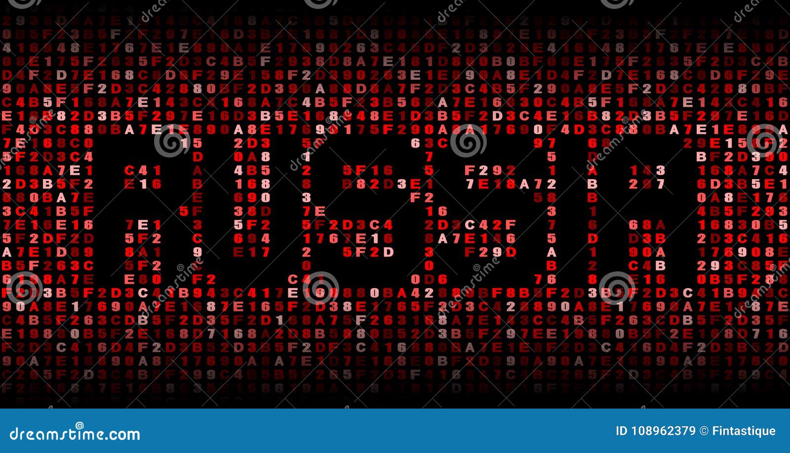 Russia Text on Hex Code Illustration Stock Illustration - Illustration ...