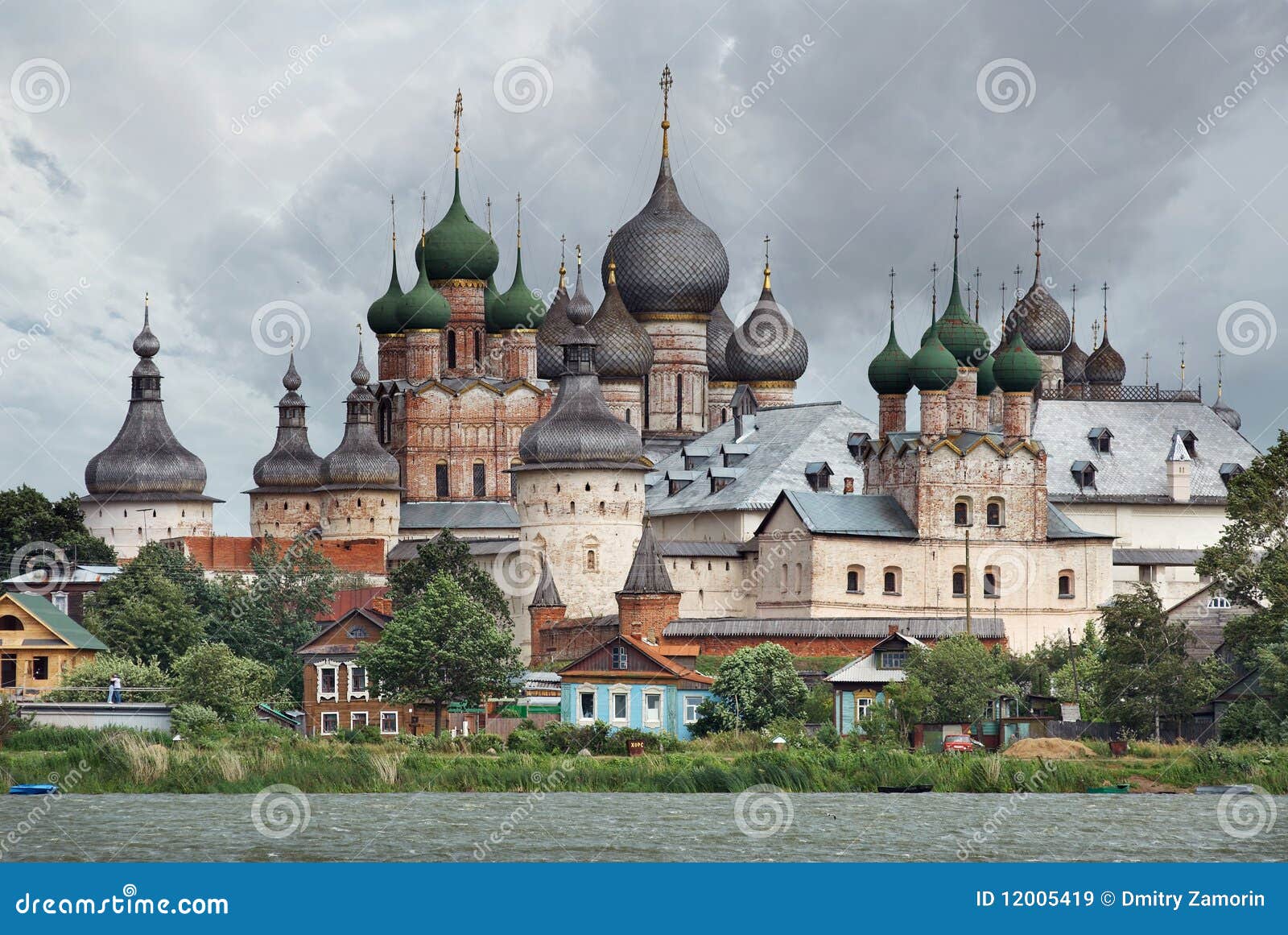 Russia. Town of Rostov the Great. Rostov Kremlin Stock Image - Image of ...