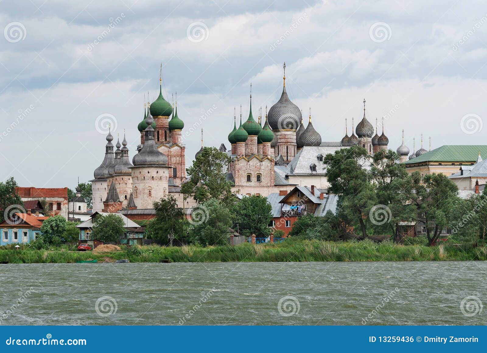 Russia. Town of Rostov the Great. Rostov Kremlin Stock Photo - Image of ...