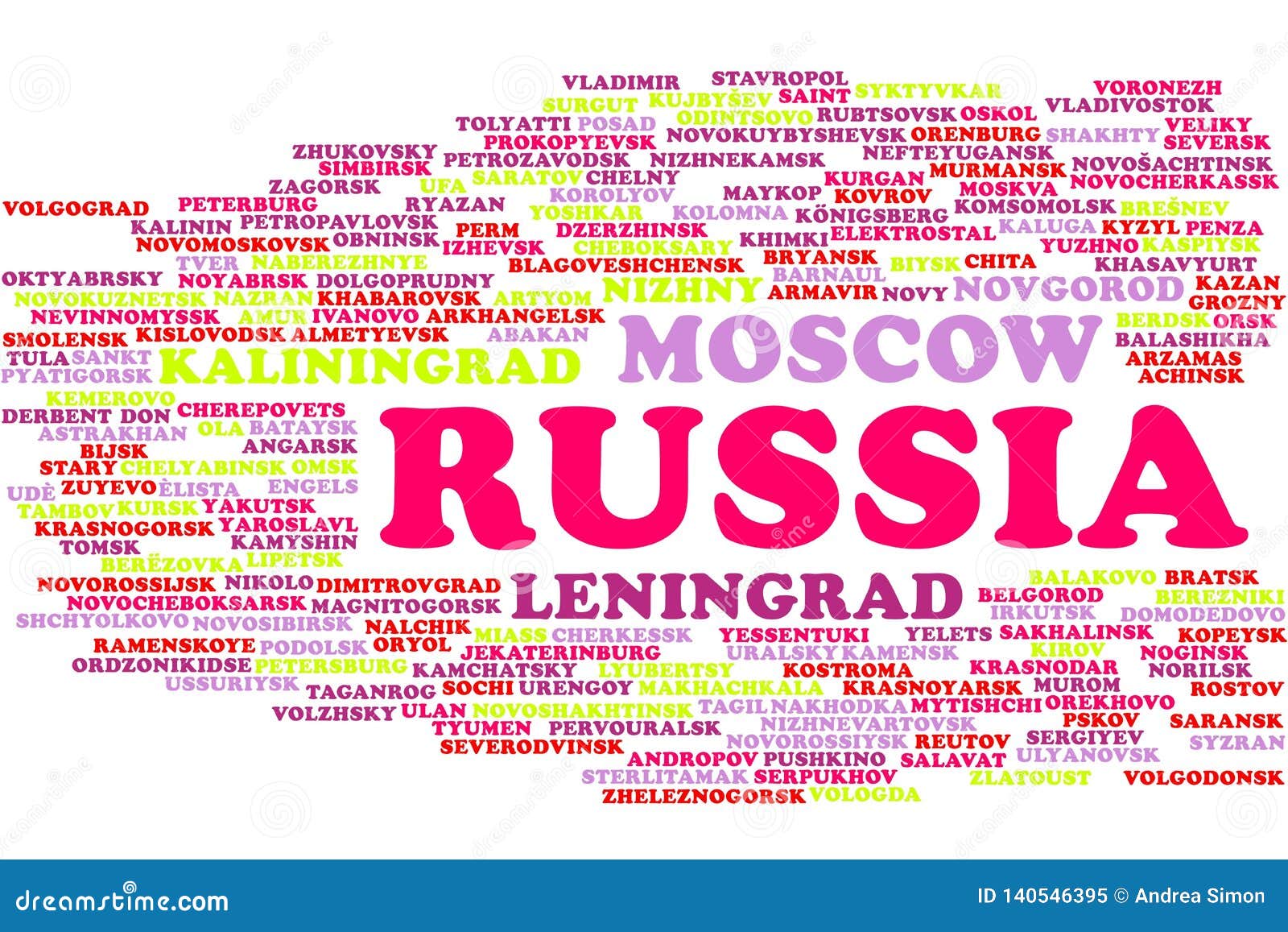 Russia word cloud stock illustration. Illustration of novgorod - 140546395