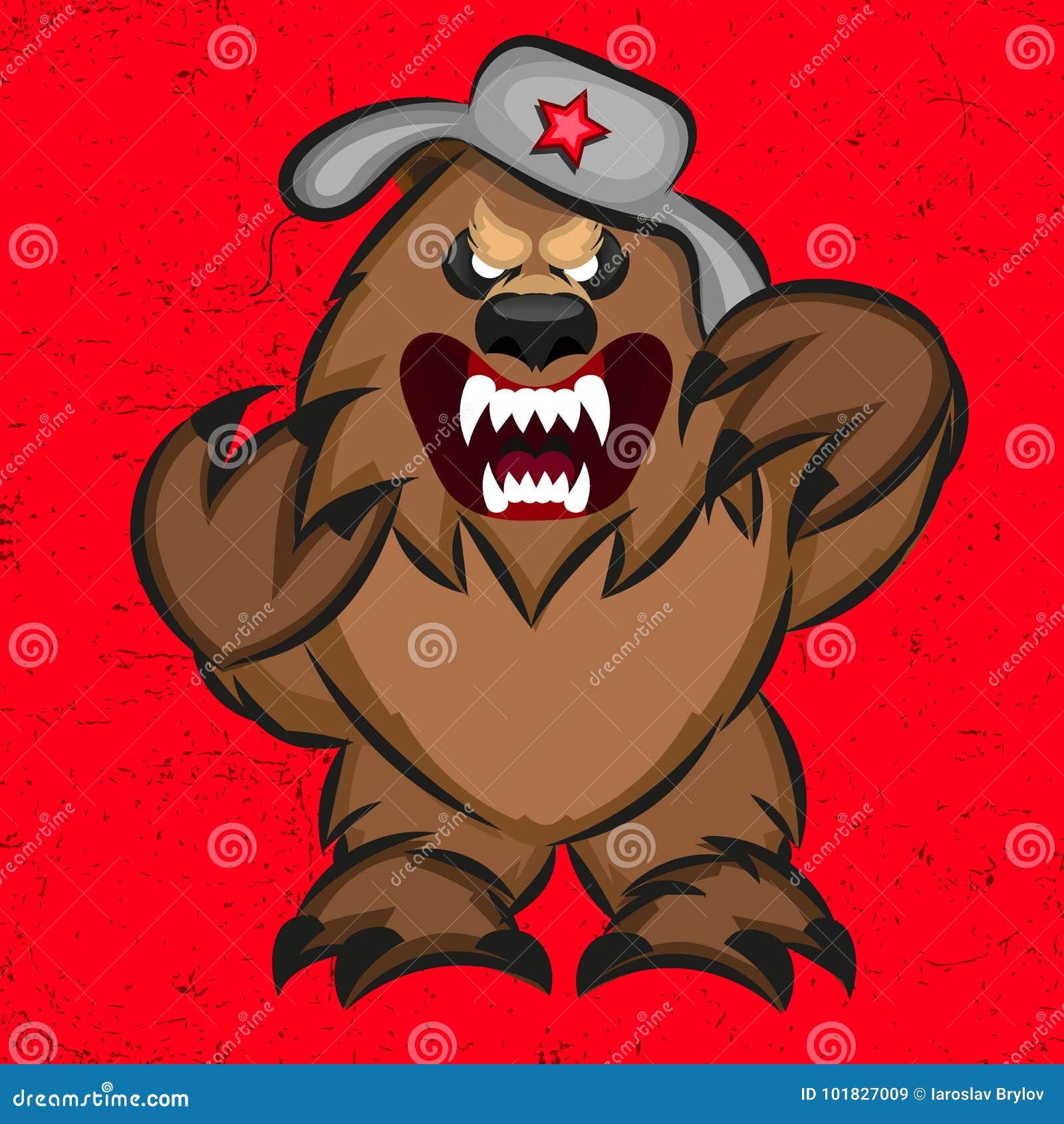 Russian aggression angry stock vector. Illustration of siberia - 101827009