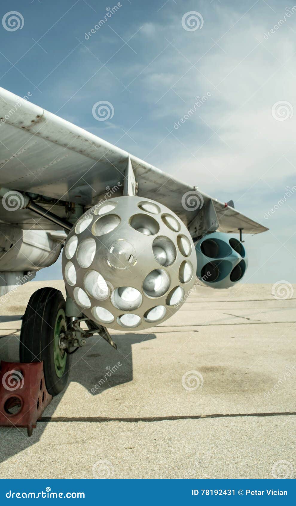 Russian Aircraft Mig 29 Wing and Gun Stock Image - Image of detail ...