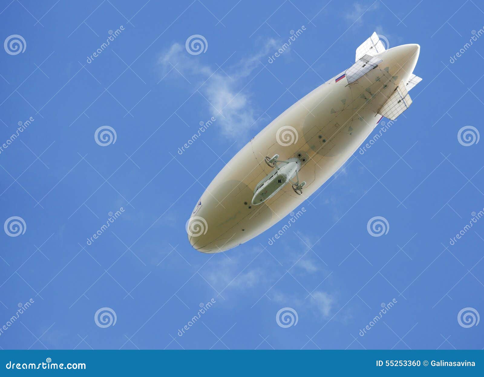 Russian Airship in the Sky. Stock Photo - Image of safe, lightweight ...