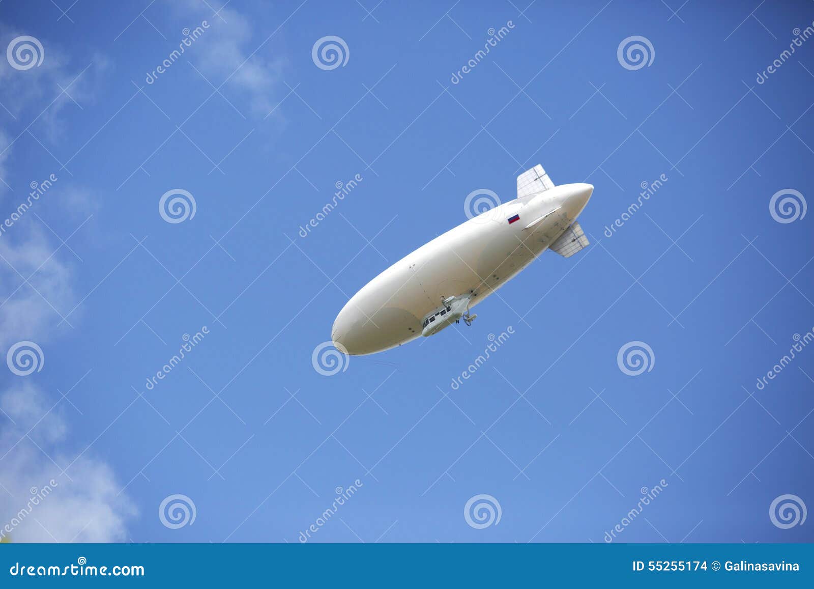 Russian Airship in the Sky. Stock Photo - Image of tourism, aircraft ...