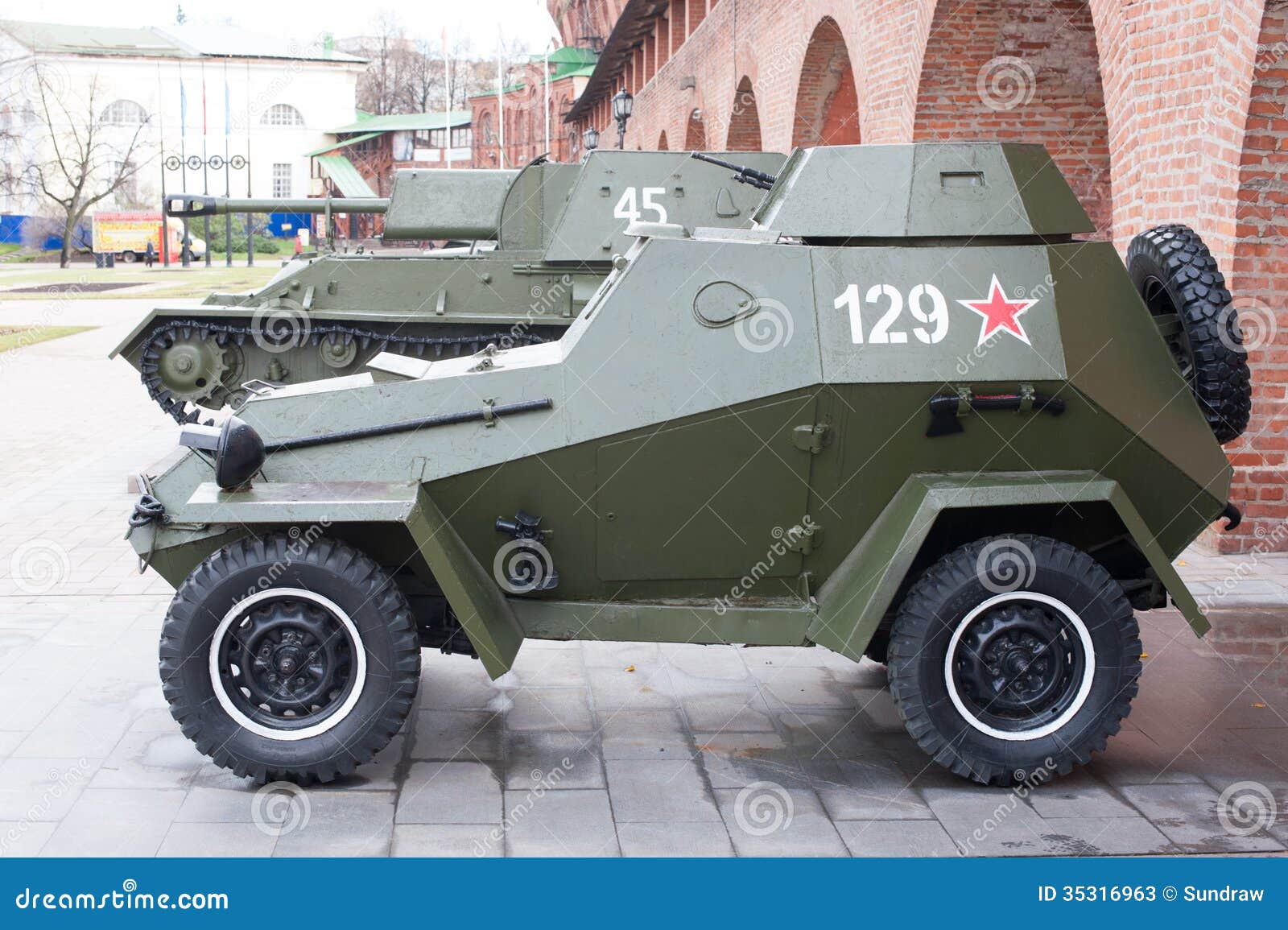 Russian Armored Car Stock Photos - Image: 35316963