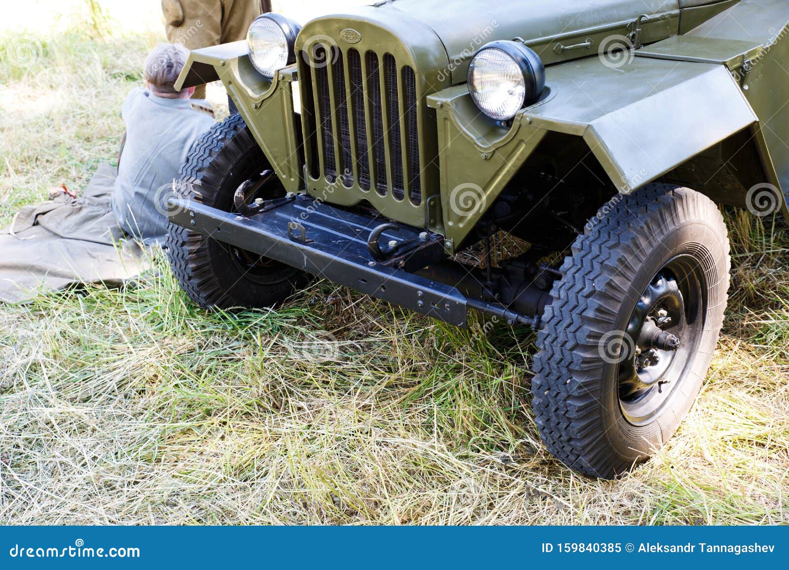 Russian Army Car during World War II. GAZ 1941-1945 Editorial Image ...