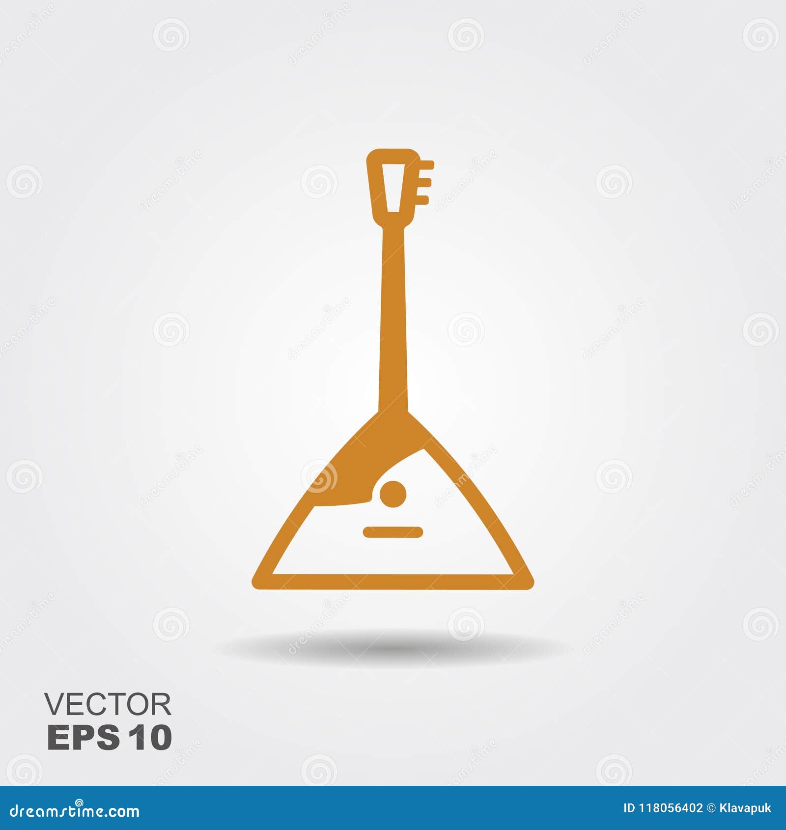 Old Russian Balalaika. Vector Drawing | CartoonDealer.com #179971257