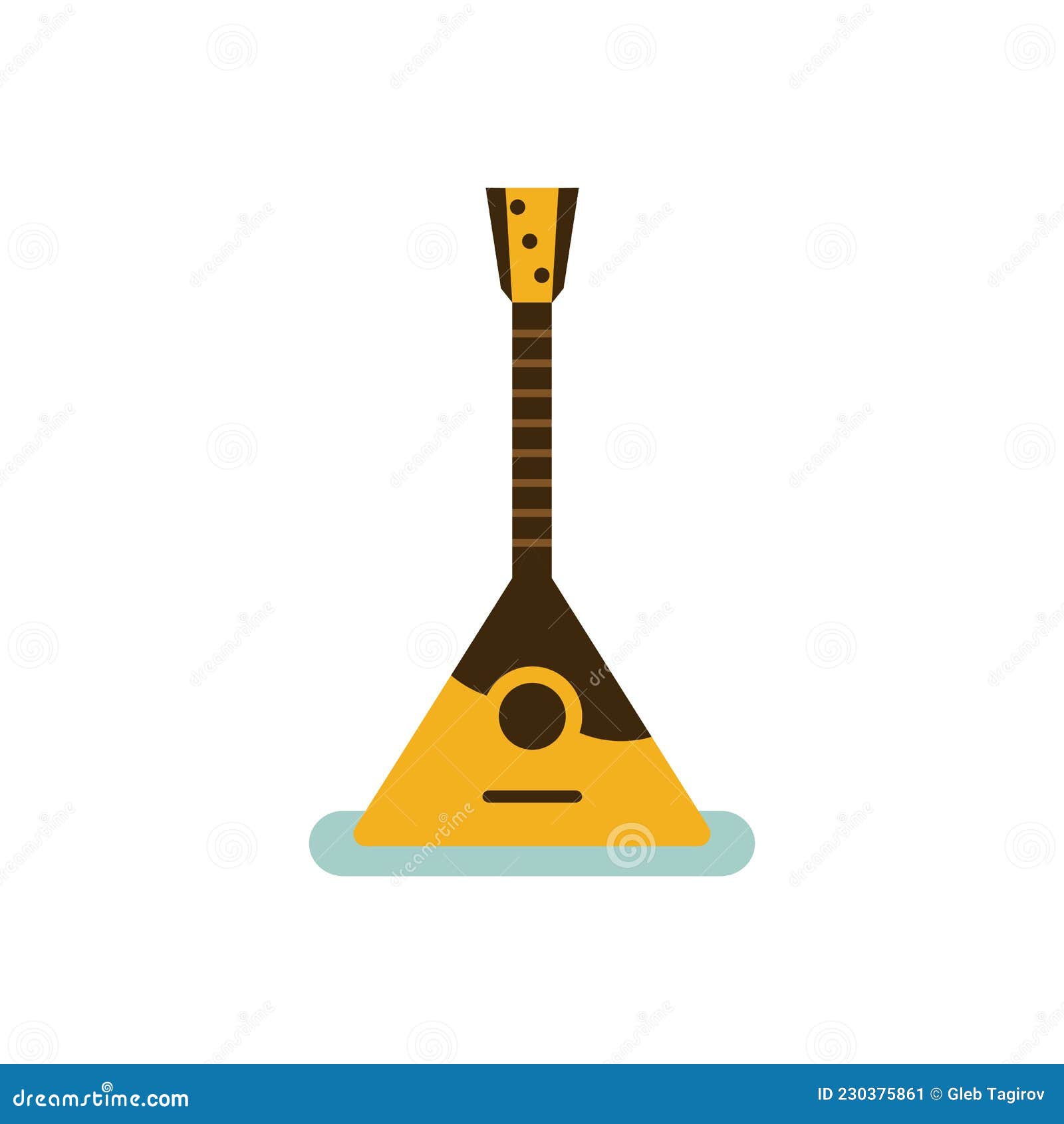 Balalaika Vector Cartoon Illustration | CartoonDealer.com #87578976