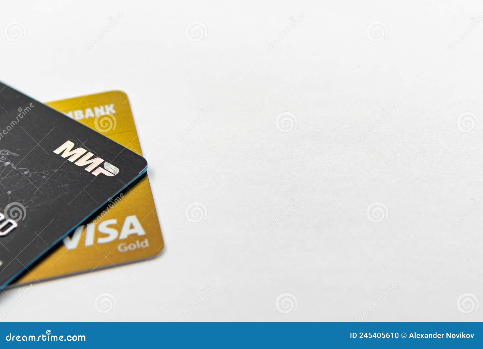 Russian Bank Card Mir Close-up Payment System Editorial Image - Image ...