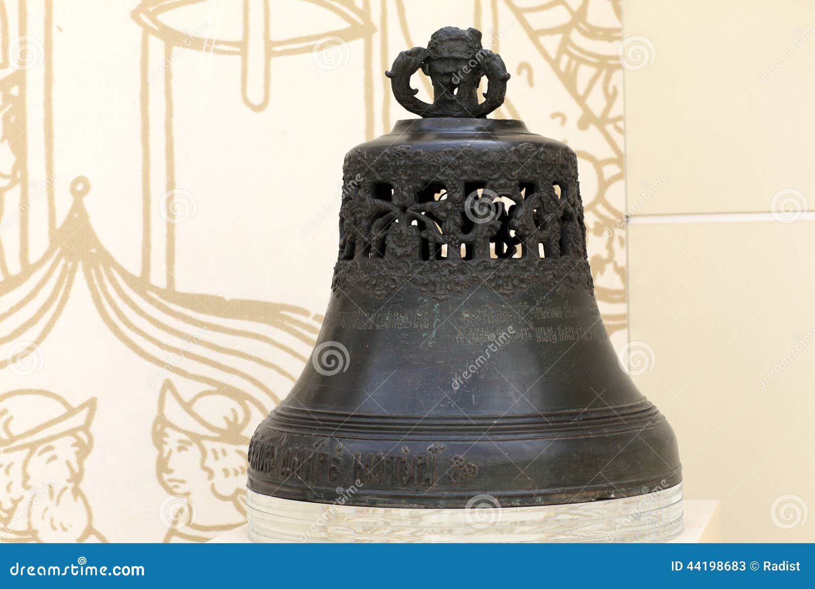 Russian bell stock image. Image of design, orthodox, instrument - 44198683