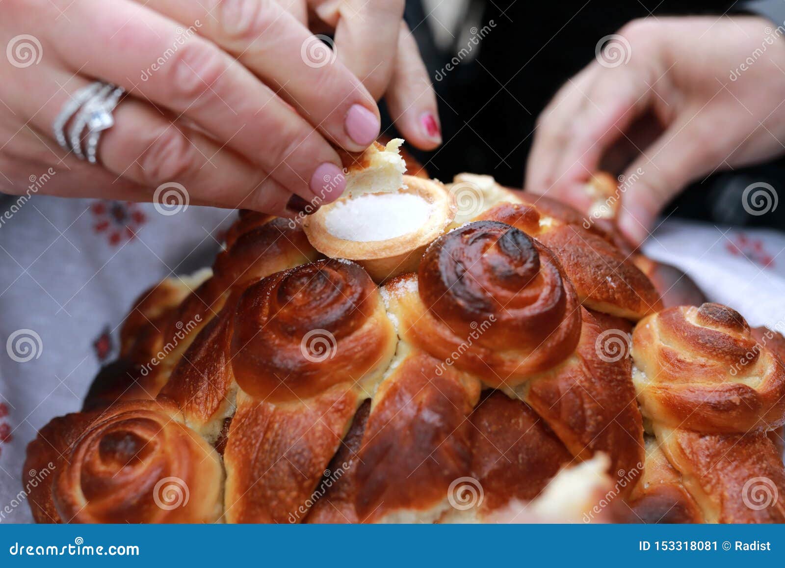 Russian Bread Rings On A Plate Royalty-Free Stock Photography ...