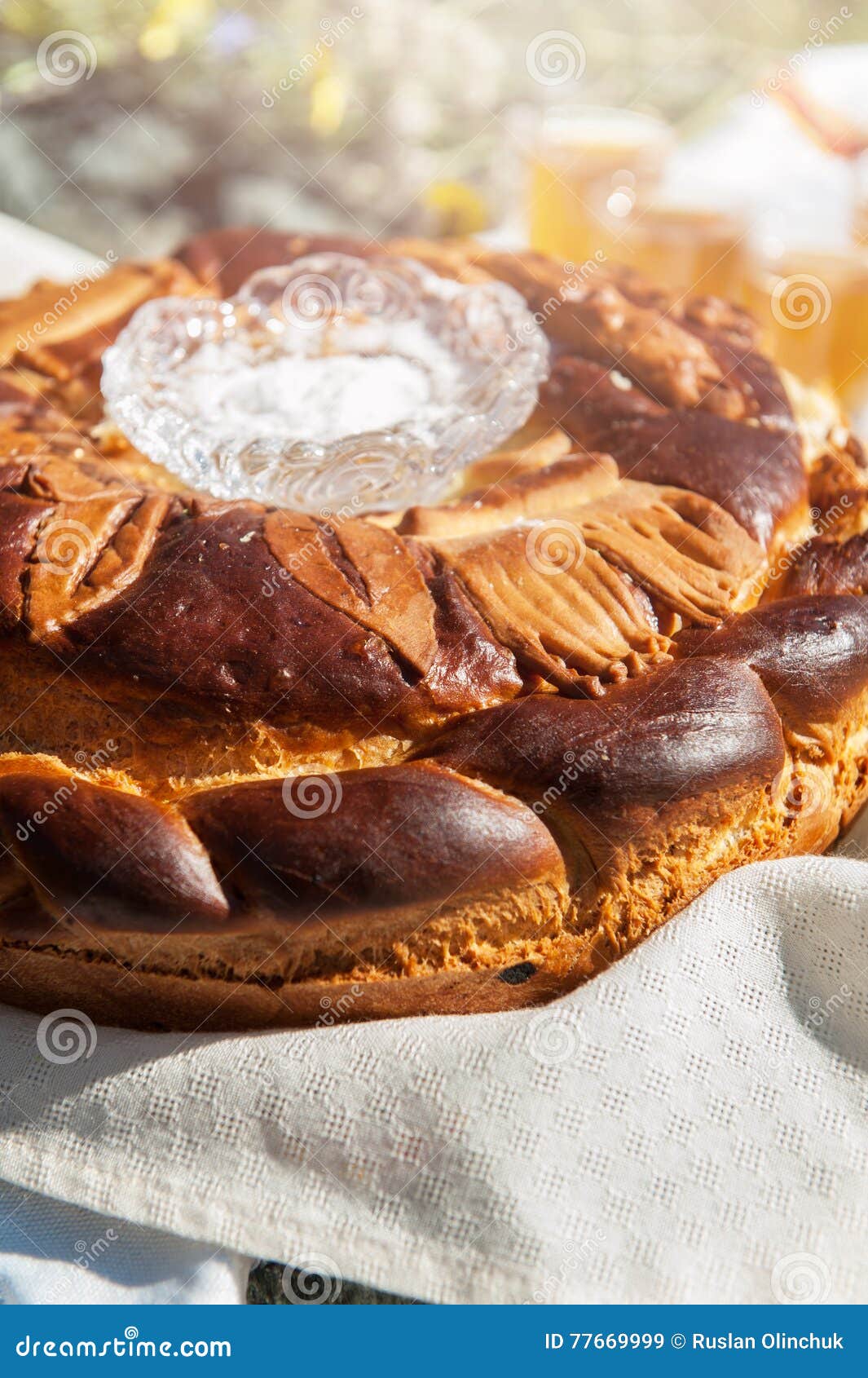 Russian bread with salt stock image. Image of delicious - 77669999