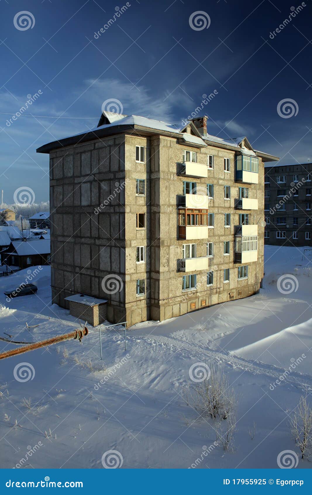 Russian building stock image. Image of russian, gremyachinsk - 17955925