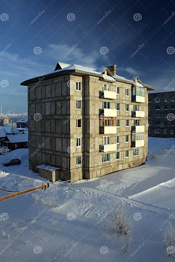 Russian building stock image. Image of russian, gremyachinsk - 17955925