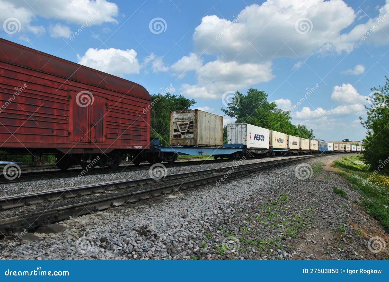 Russian cargo train editorial image. Image of destinations - 27503850