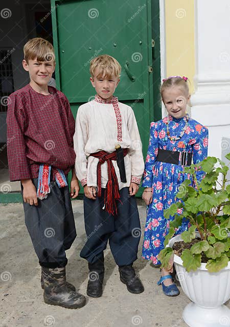 Russian children editorial stock photo. Image of traditional - 26571473