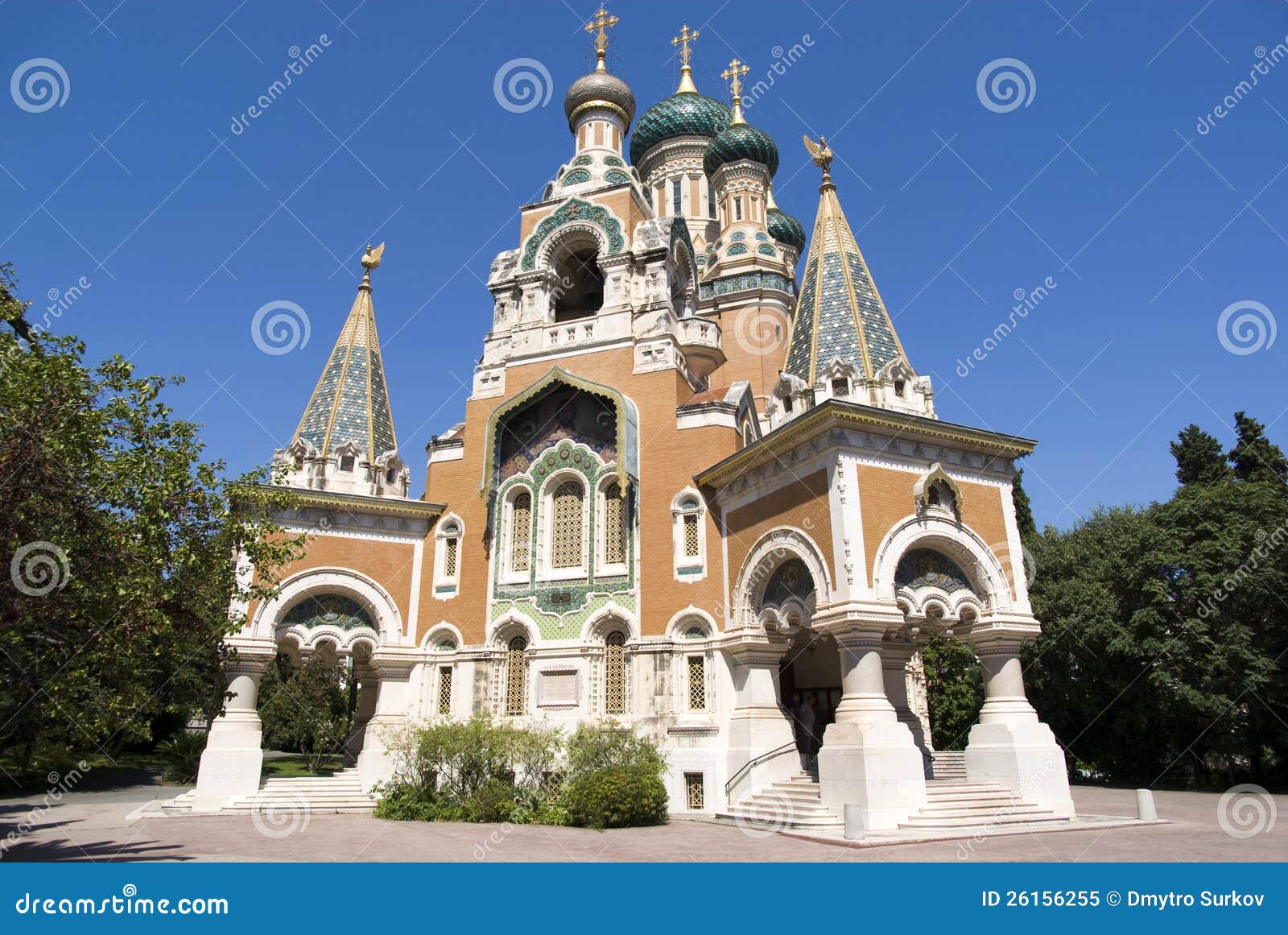 Russian Church in Nice stock image. Image of aged, jesus - 26156255