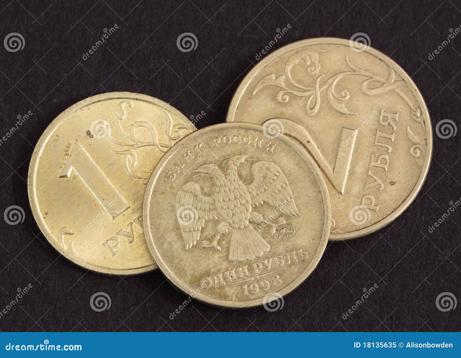Russian coins stock image. Image of rouble, metal, spend - 18135635