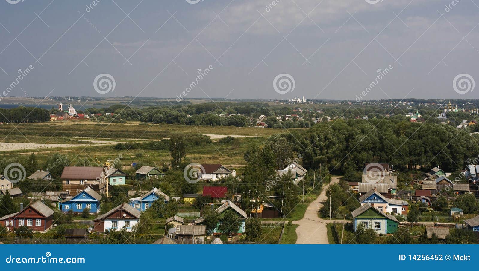 RUSSIAN countryside stock photo. Image of farm, lowdense - 14256452