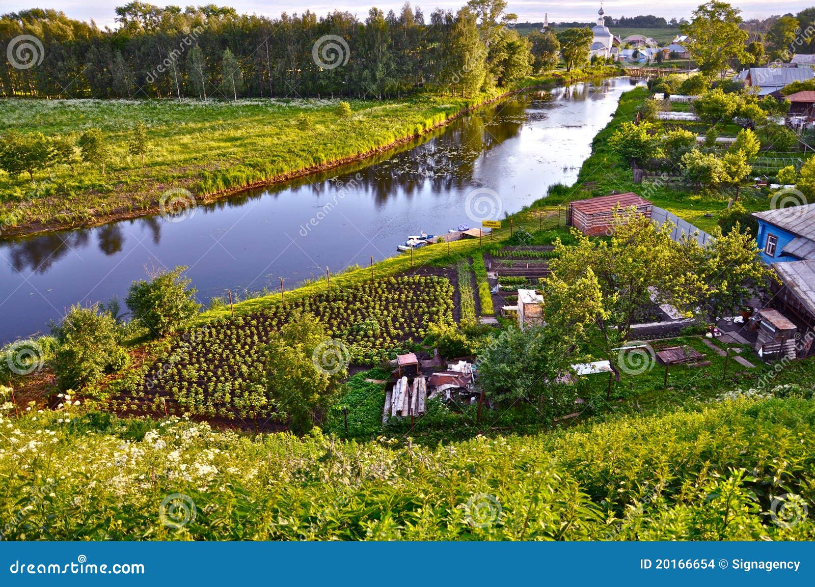 Russian countryside stock photo. Image of view, russia - 20166654