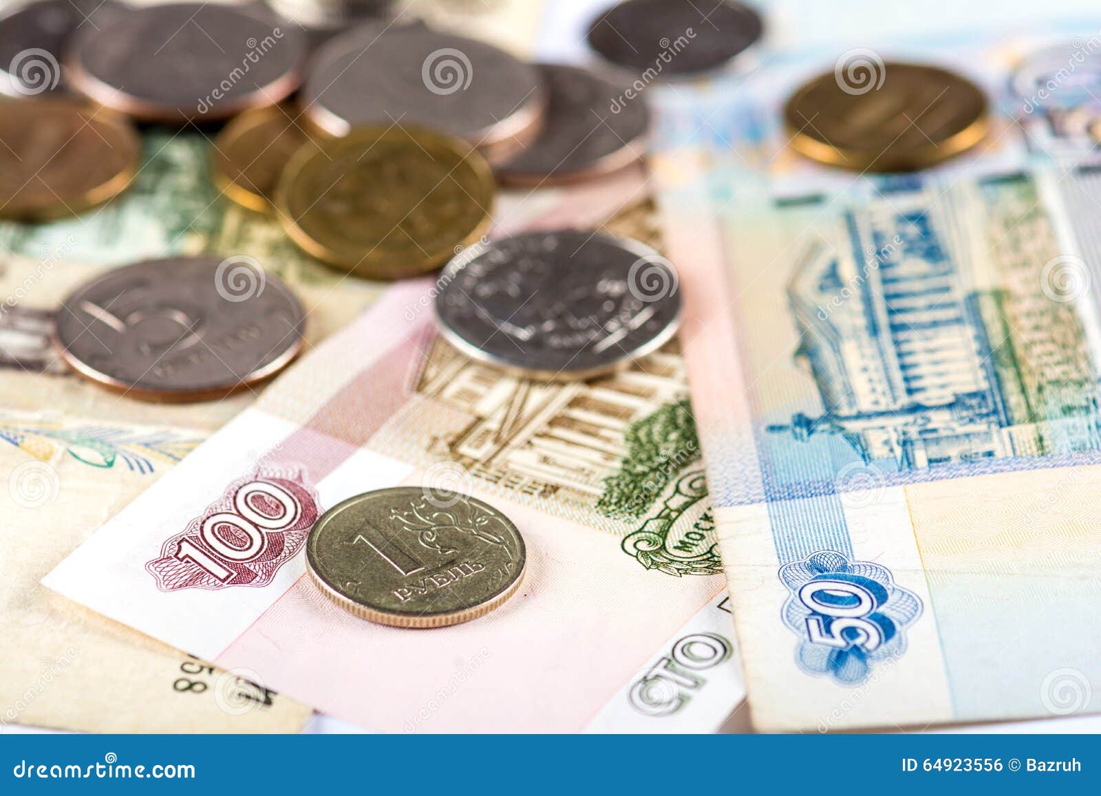 Russian Currency Ruble Devaluation Stock Photo - Image of cutout ...