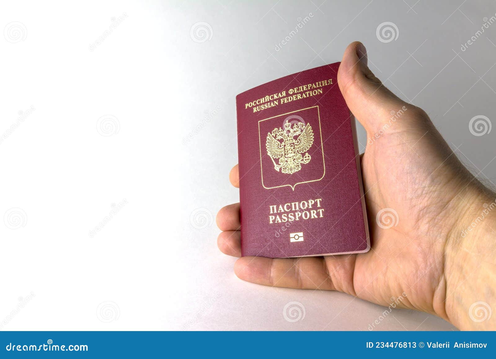 The Russian Document - The Certificate. Stock Photography ...