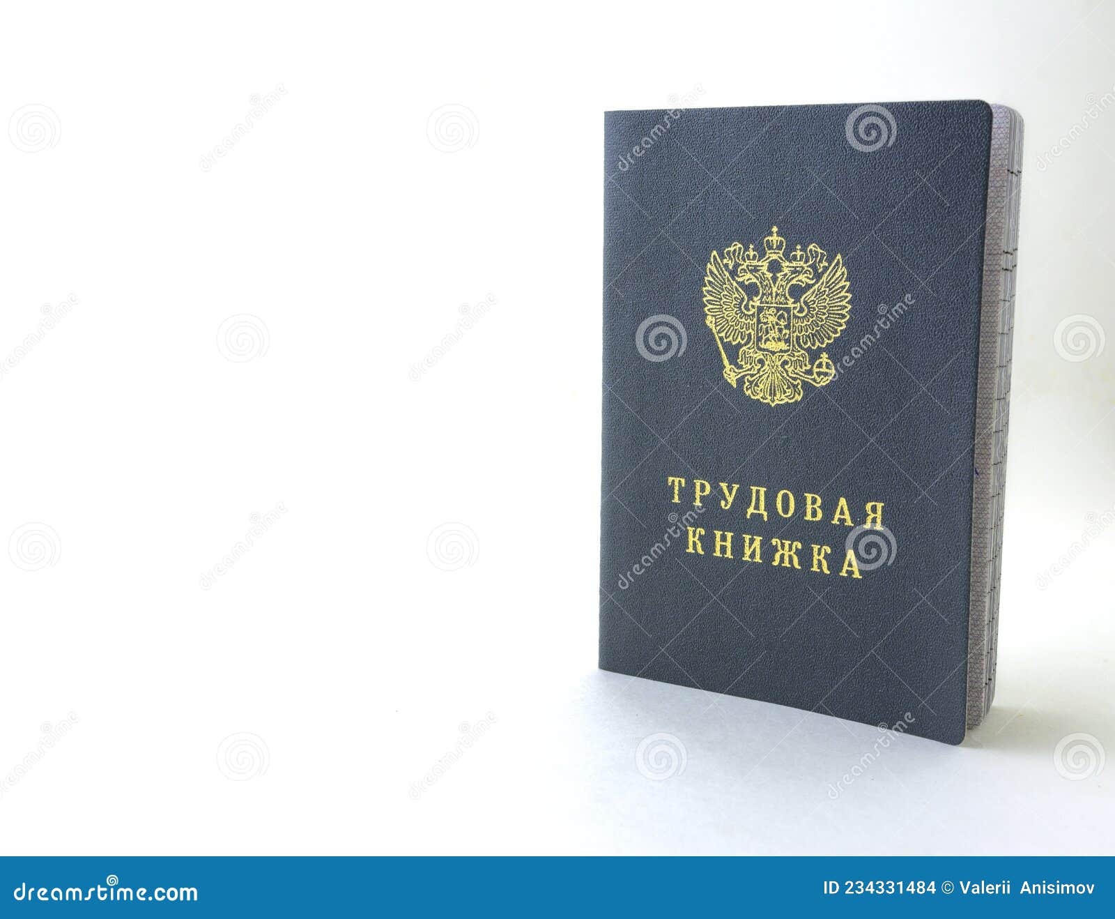 Russian Documents. Work Book,employment Record, A Document To Record ...