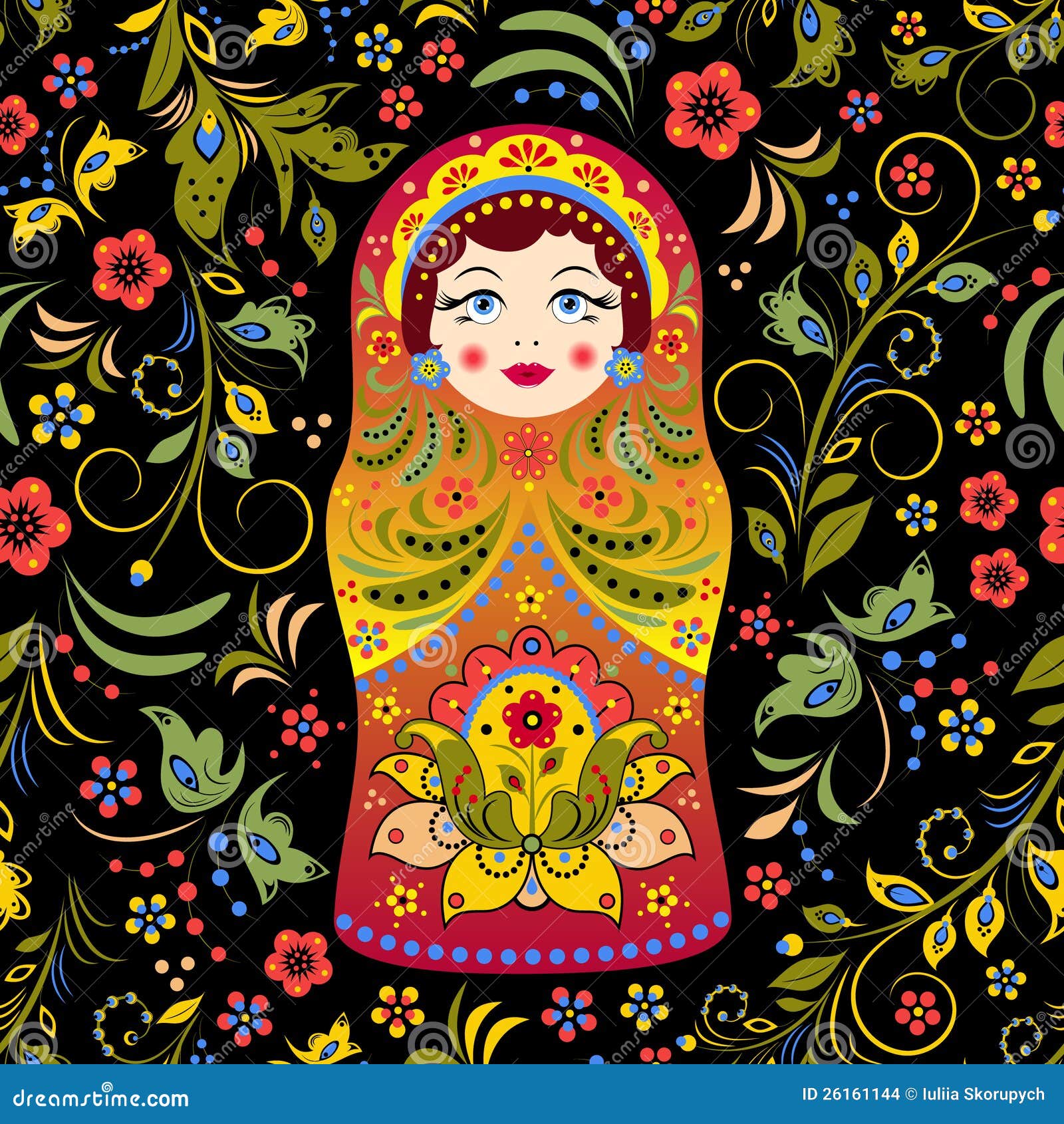 Russian Doll - Matryoshka - Nesting Doll Cartoon Vector | CartoonDealer ...