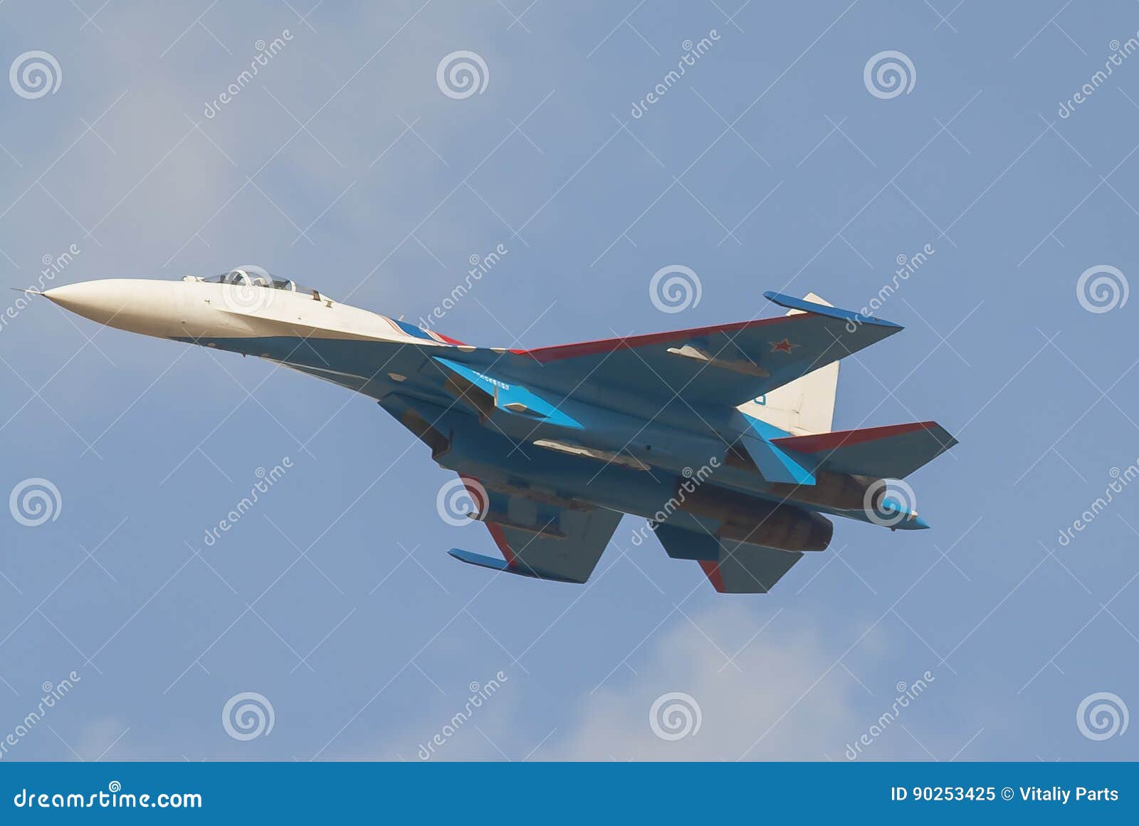 Russian Fighter Plane.Russian Military Equipment. Royalty-Free Stock ...