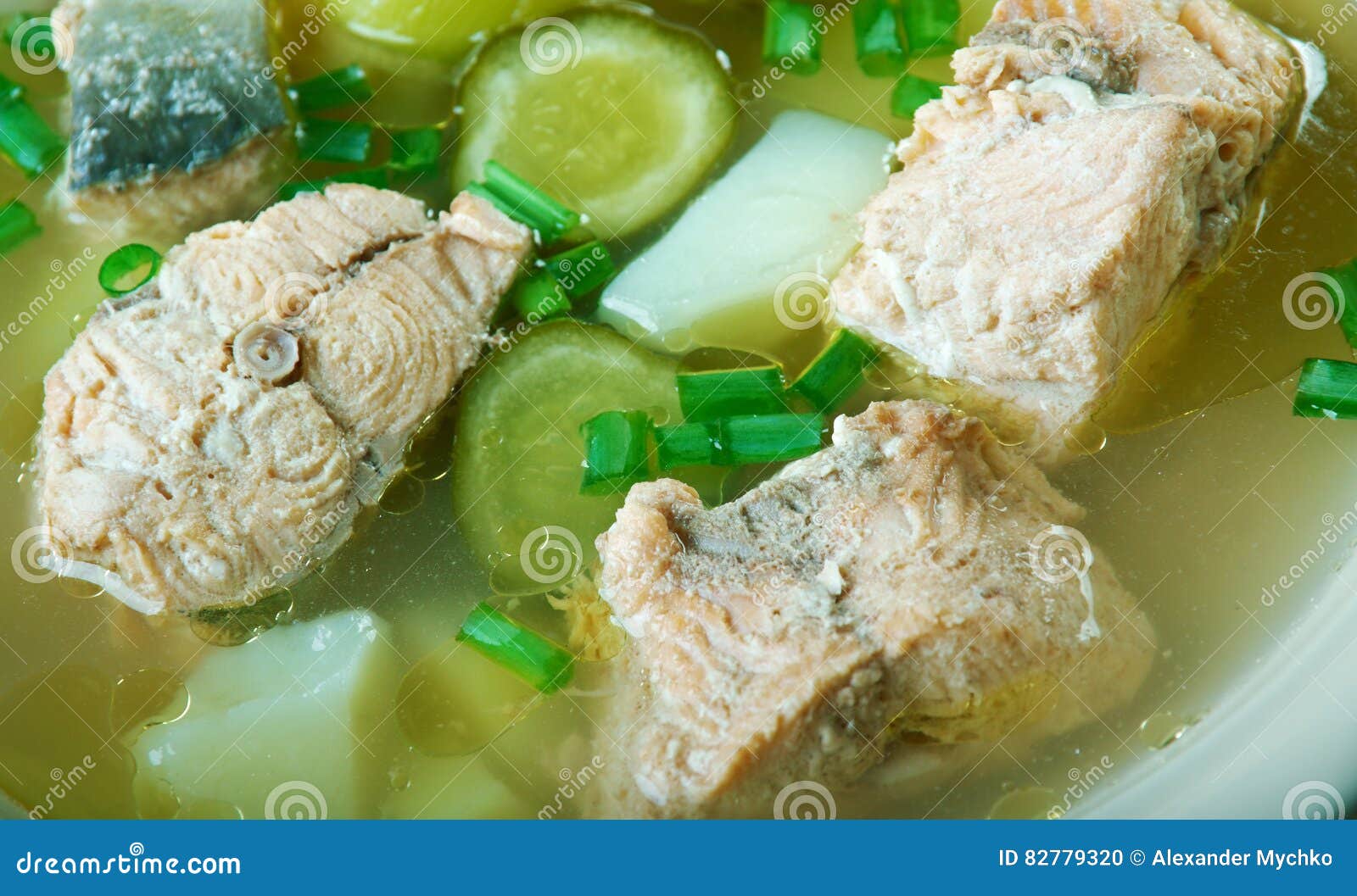 Russian fish solyanka soup stock photo. Image of cuisine - 82779320