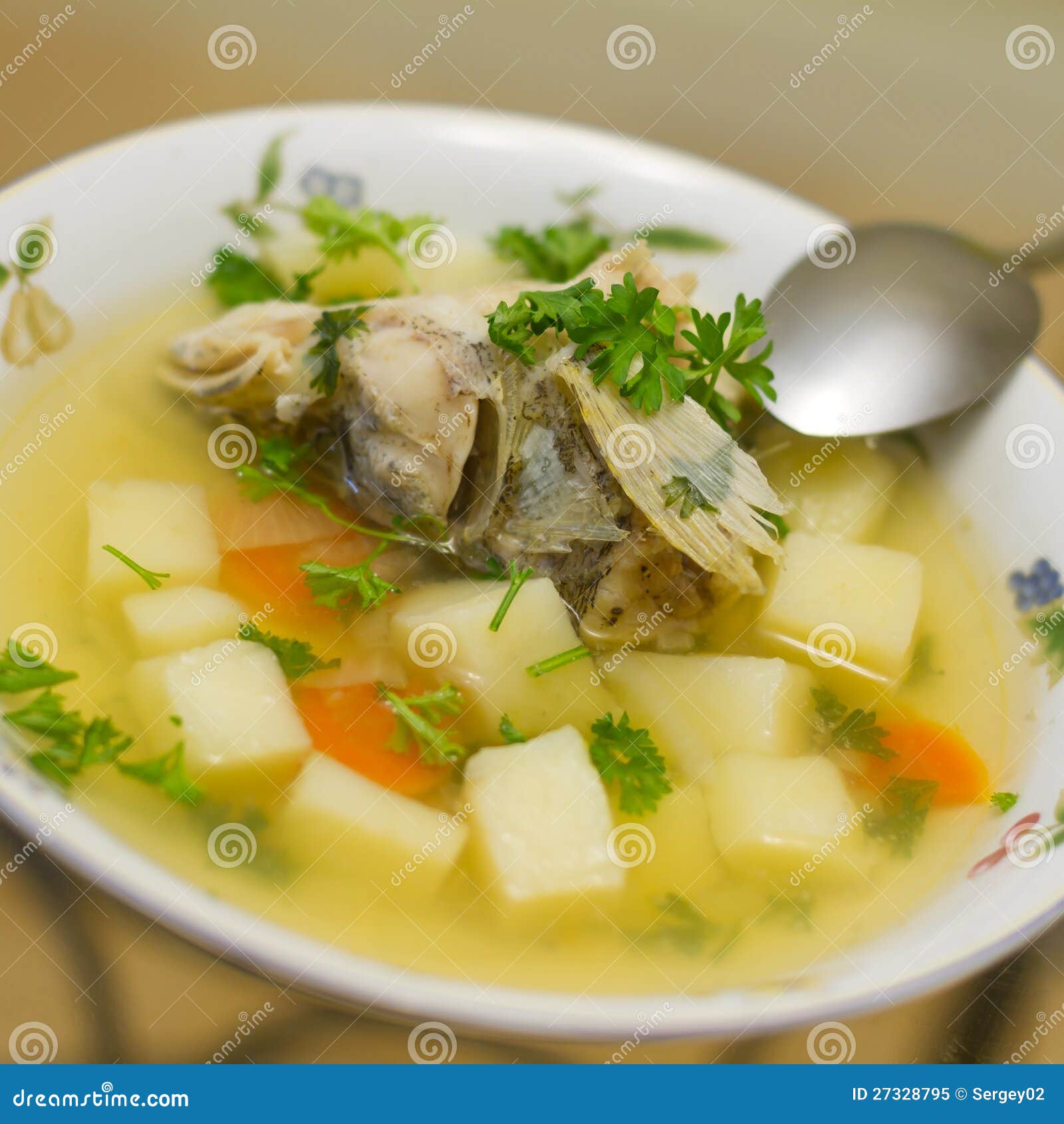 Russian fish soup stock image. Image of dining, bowl - 27328795