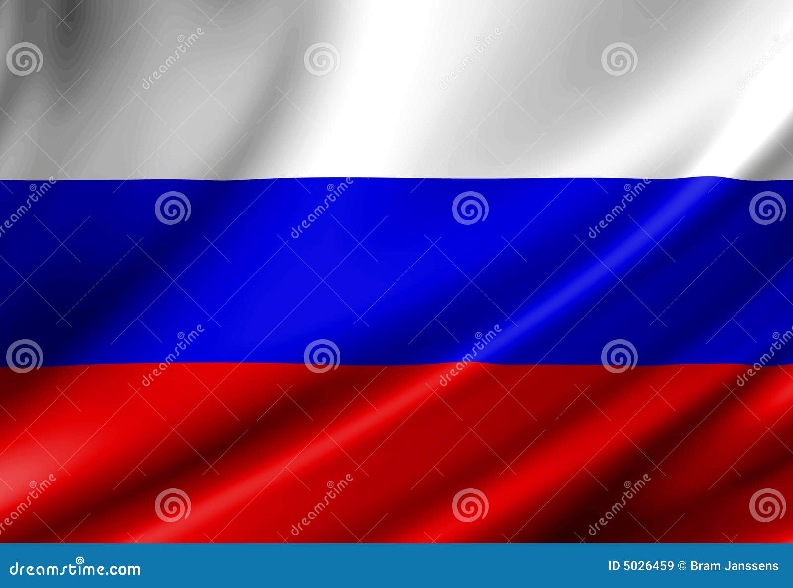 Russian flag stock illustration. Illustration of national - 5026459