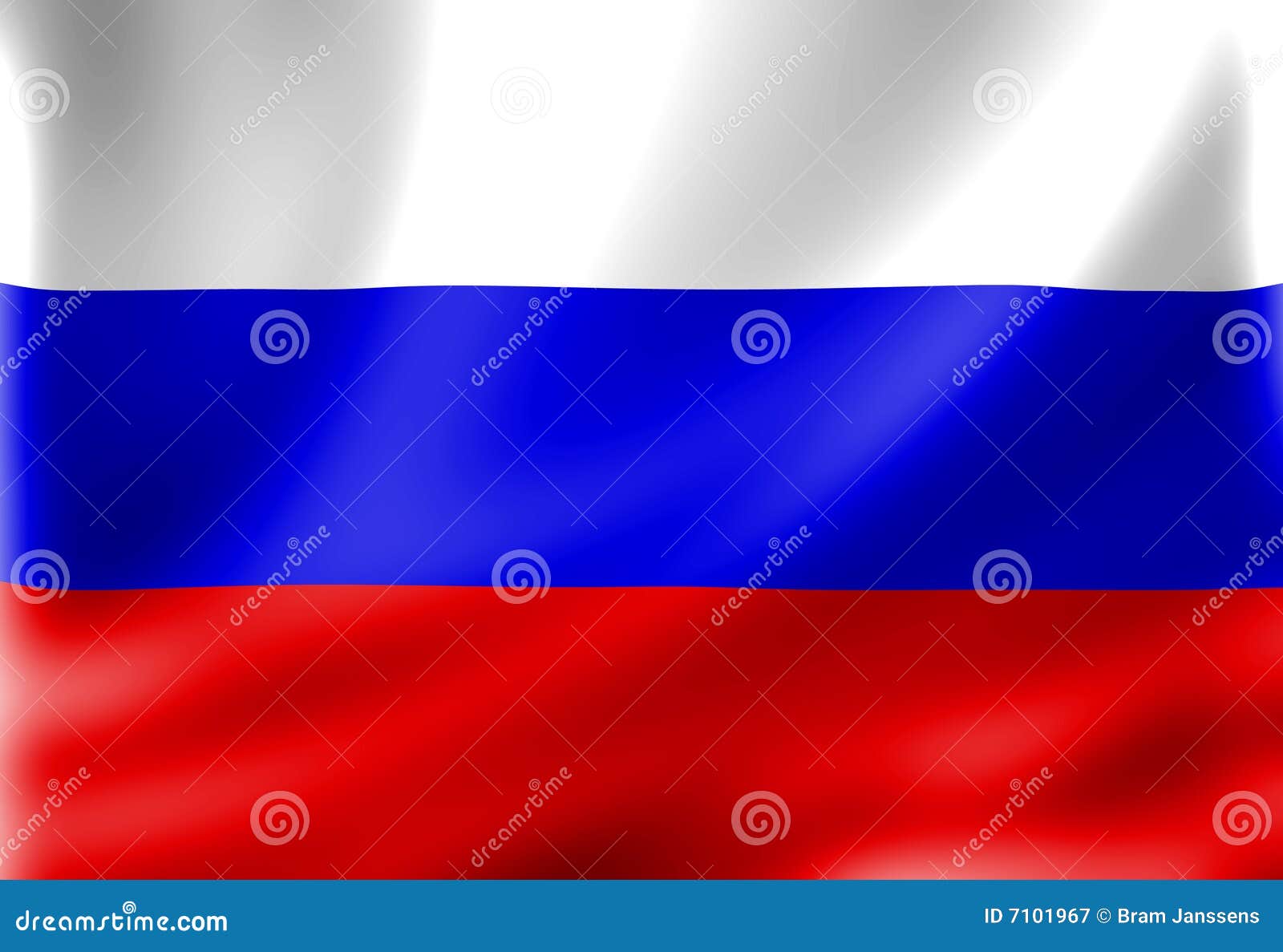 Russian flag stock illustration. Illustration of russian - 7101967