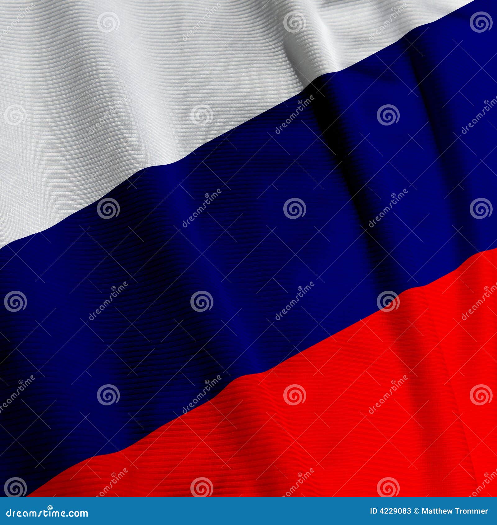 Russian Flag Closeup stock image. Image of banner, stripe - 4229083
