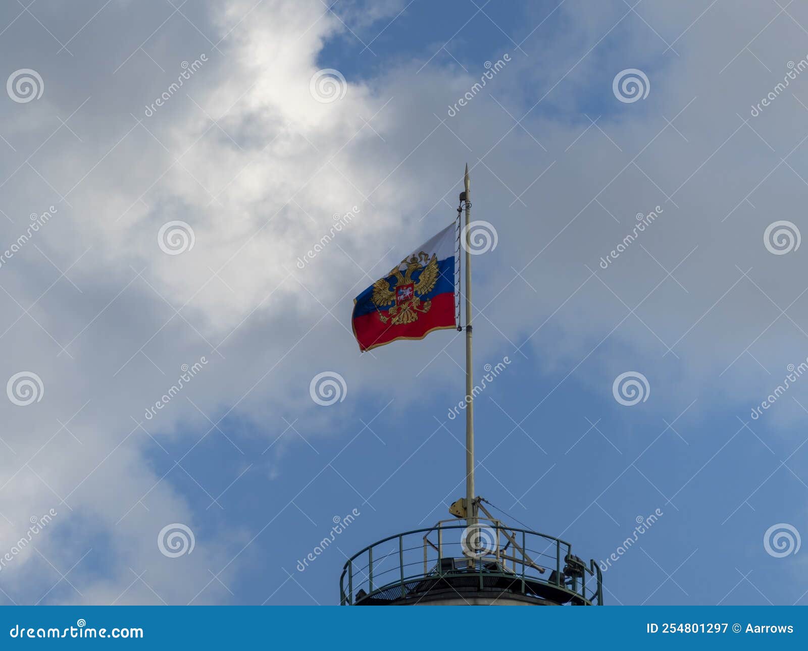 Russian Flag Fluttering in the Wind on a Flagpole Stock Image - Image ... Russian Flag Fluttering in the Wind on a Flagpole Stock Image - Image ...